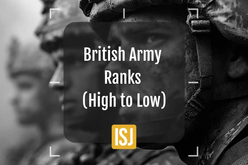 British Army Ranks (High to Low)